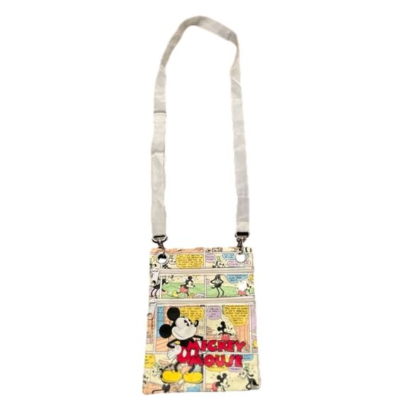 Disney | Bags | Disney Mickey Mouse Comic Strip Crossbody Shoulder Bag ...